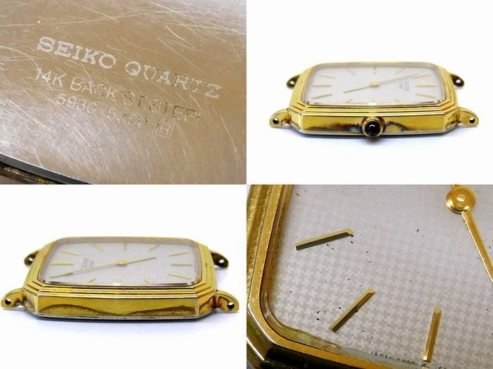 Seiko Credor 5930-5350 Vintage 14K St.Steel Silver Gold Seiko Credor 5930-5350 Vintage 14K St.Steel Silver Gold