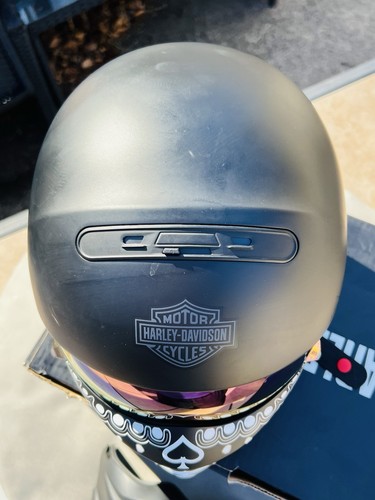 Harley Davidson Pilot 3-in-1 X04 Helmet/Matte Black/Exo Aces/Size Small ...