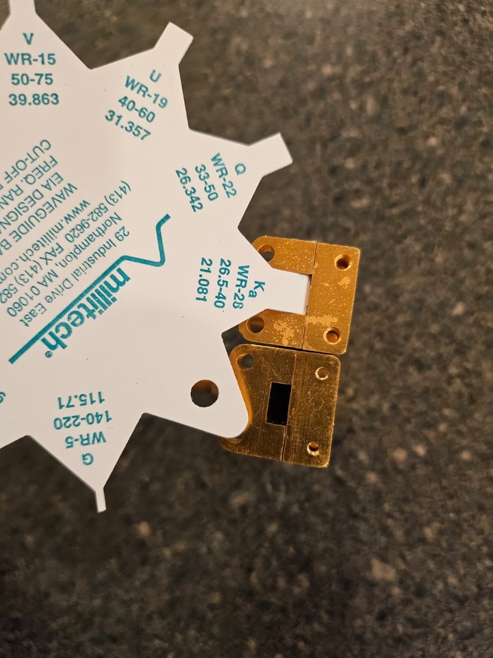 Tektronix WR-28 Ka Band 26.5-40GHz Waveguide Mixers (2) ** Parts ...
