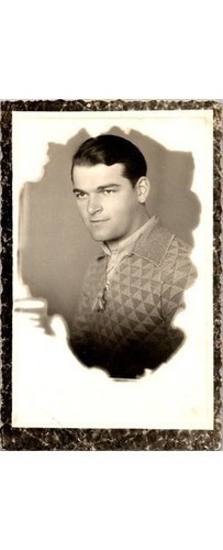 1930s Young Man's Sweater Portrait RPPC Postcard Geometric Knitwear ...