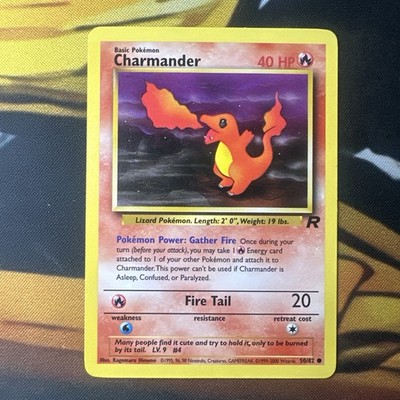 Charmander Common Unlimited Team Rocket 50/82 MP Pokémon TCG | eBay