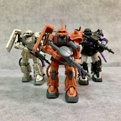Gundam Figure Zaku 3 Pieces Set | eBay