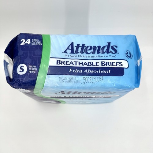 2011 Attends Size Small 4 Tape Breathable Adult Disposable Diapers 24 ...