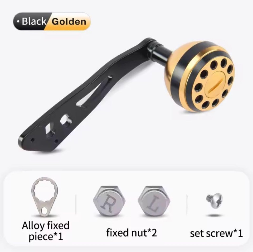 Power handle for reel Aluminum metal handle General purpose type (not ...