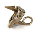 NOS! Vintage Solid Bright Brass European-Style Transom Catch w/Pointed ...