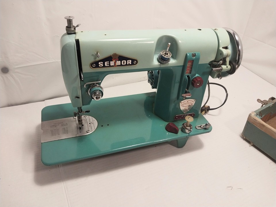 Sewmor Sewing Machine Model: 606 Vintage Japan w/ Foot Pedal | eBay