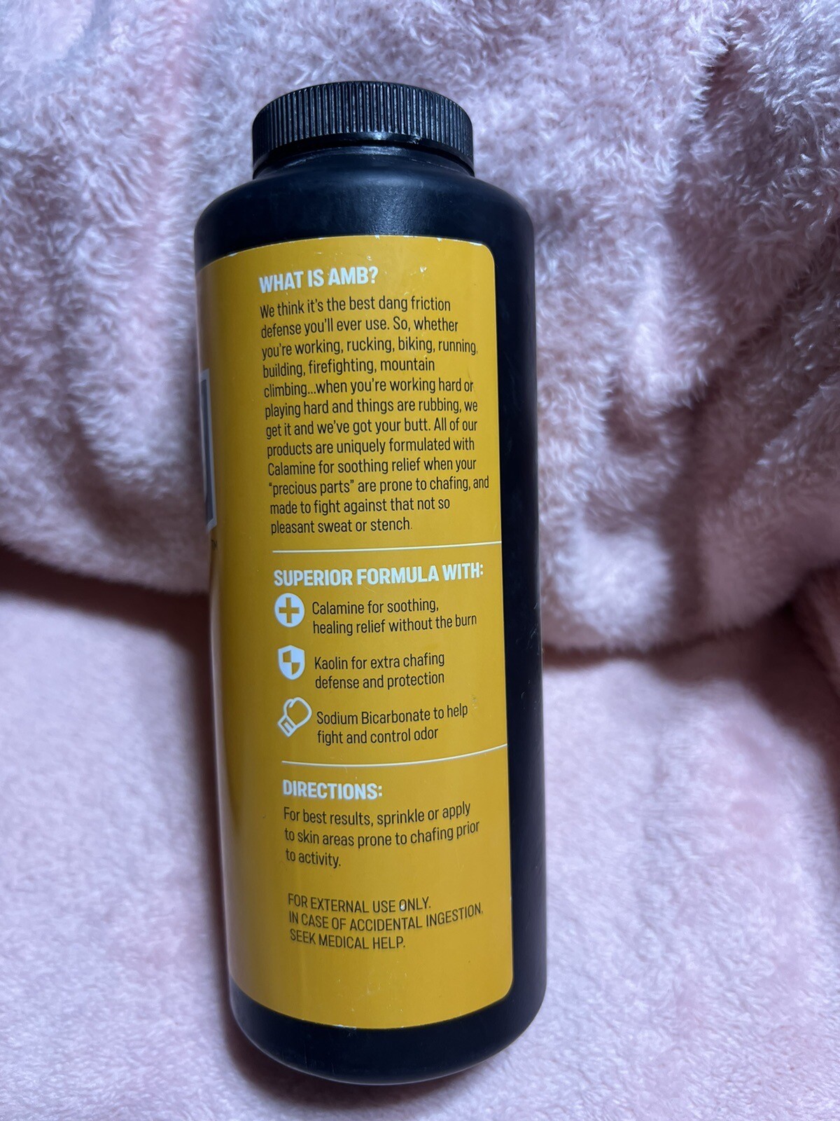 AMB Talc Free Anti Friction Body Powder Sweat Absorber Calamine Monkey ...