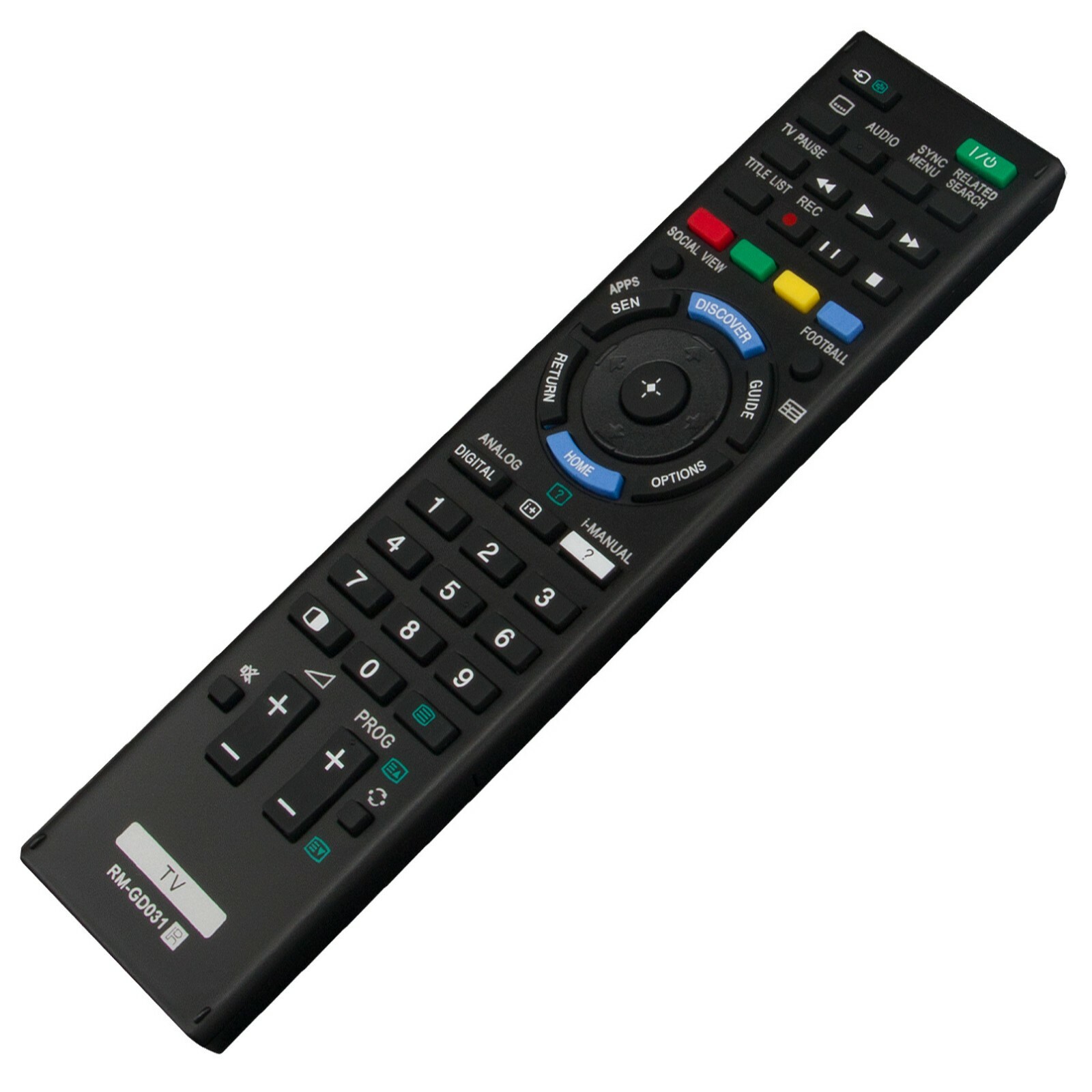 RM-GD031 Replace Remote Control for Sony TV KDL-60W600B KDL-40W600B KDL ...