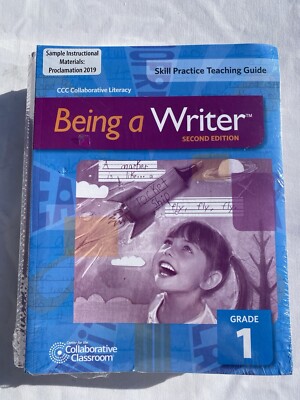 Being a Writer Grade 1 Second Edition Collaborative 5 Book LOT SEALED ...