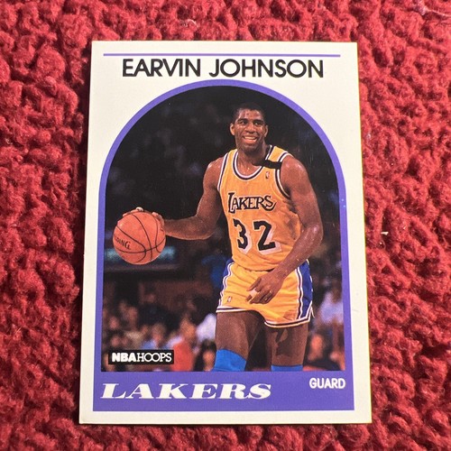 EARVIN MAGIC JOHNSON 1989-90 NBA Hoops #270 Los Angeles Lakers ...