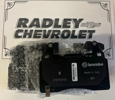 NEW GM OEM 14-22 CAMARO FRONT SUSPENSION BRAKE COMPONENTS- BRAKE PADS ...