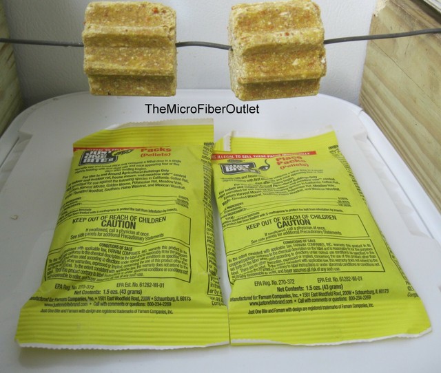 Farnam Just One Bite II Rat Poison Pellet 1.5 Oz - 6 Packs for sale ...