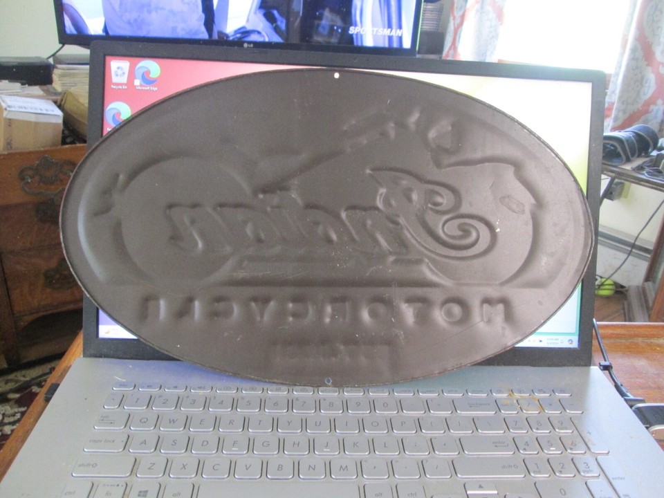 Indian Motorcycle Metal Sign Genuine EST. 1901 | eBay