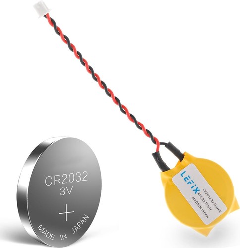 Replacement CMOS Battery with Wire Leads and Connector 1.25mm Pitch for ...