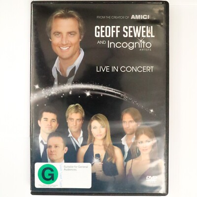 Geoff Sewell And Incognito Artists Live In Concert (DVD, 2009) Music ...