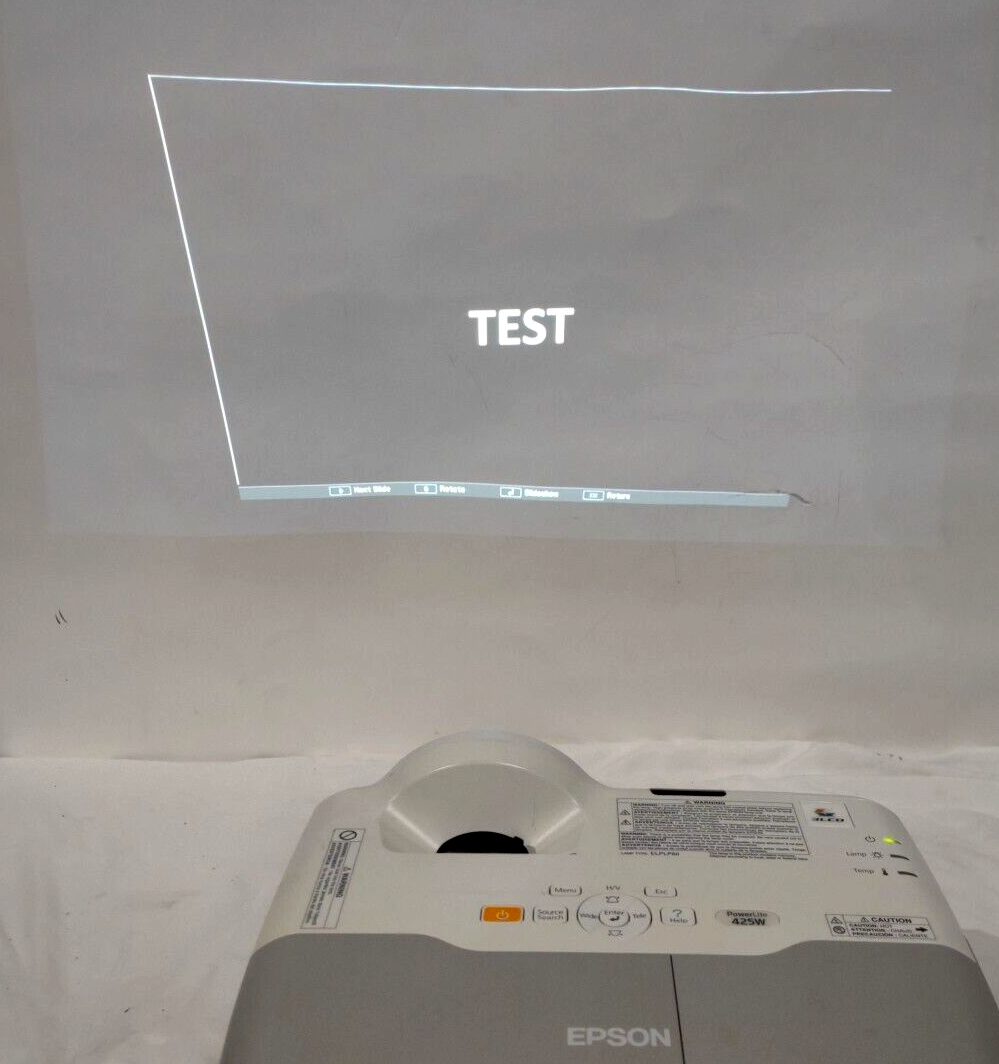 Epson PowerLite 420 Ultra Short Throw Projector H447a HDMI for sale ...