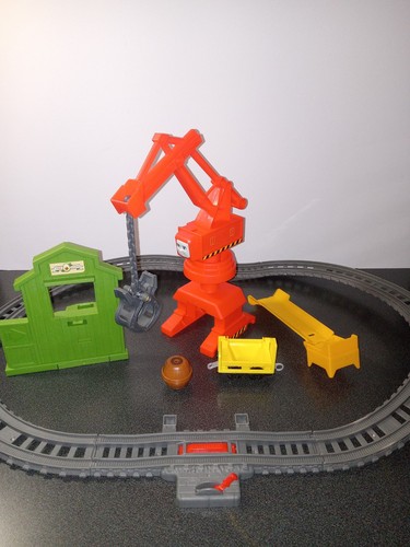 Thomas & Friends TrackMaster Cassia Crane & Cargo Sodor Avocado + Track ...