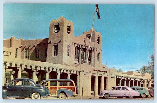 1960 Santa Fe New Mexico Vintage Postcard United States Post Office ...