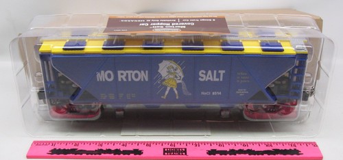 Menards ~ O Gauge Morton Salt Covered Hopper Car | eBay