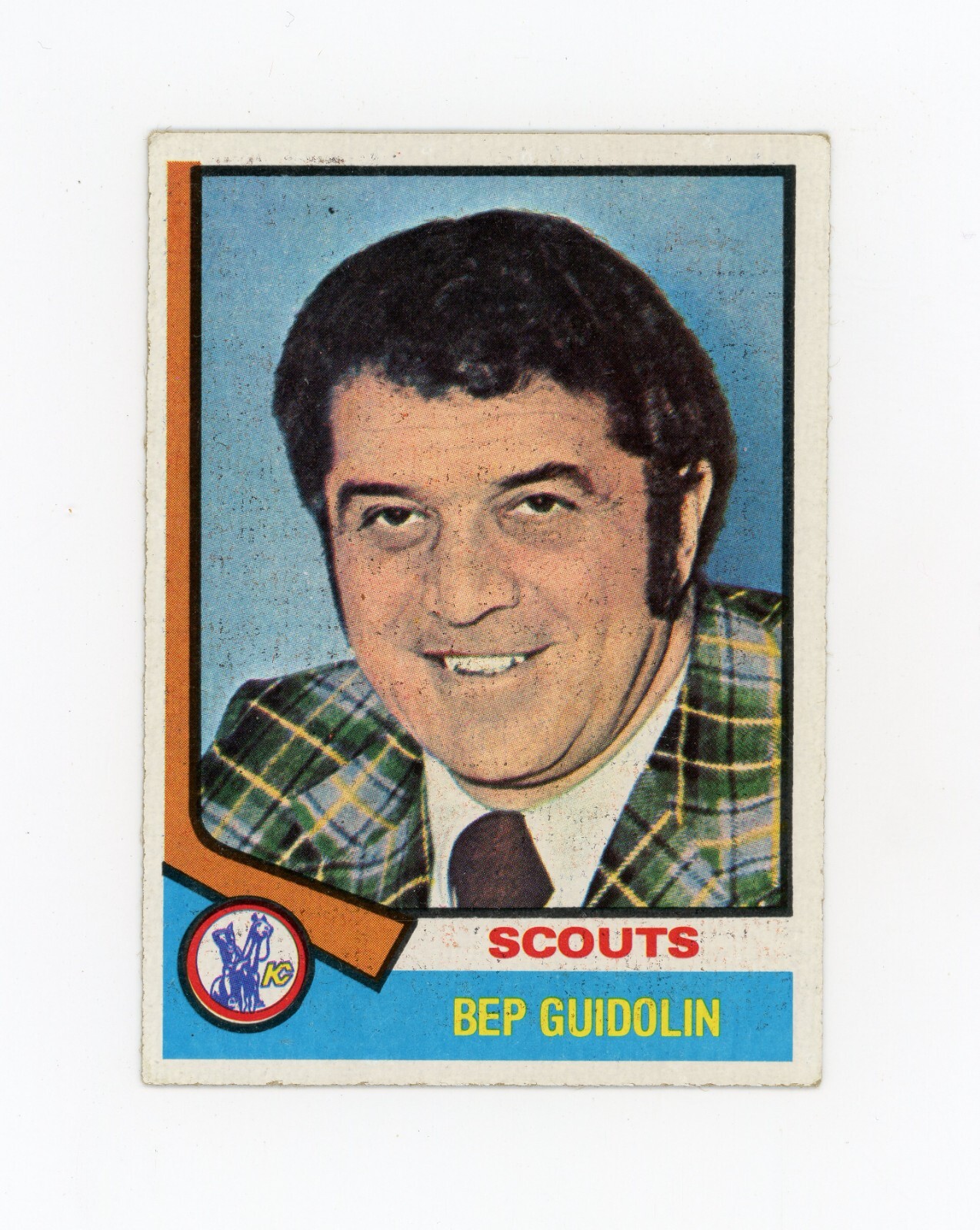 BEP GUIDOLIN 1974-75 Topps #34 Kansas City Scouts JM | eBay