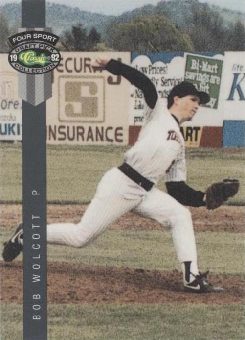1992 Classic Four Sport Draft Pick Collection - Bob Wolcott #262 (RC ...