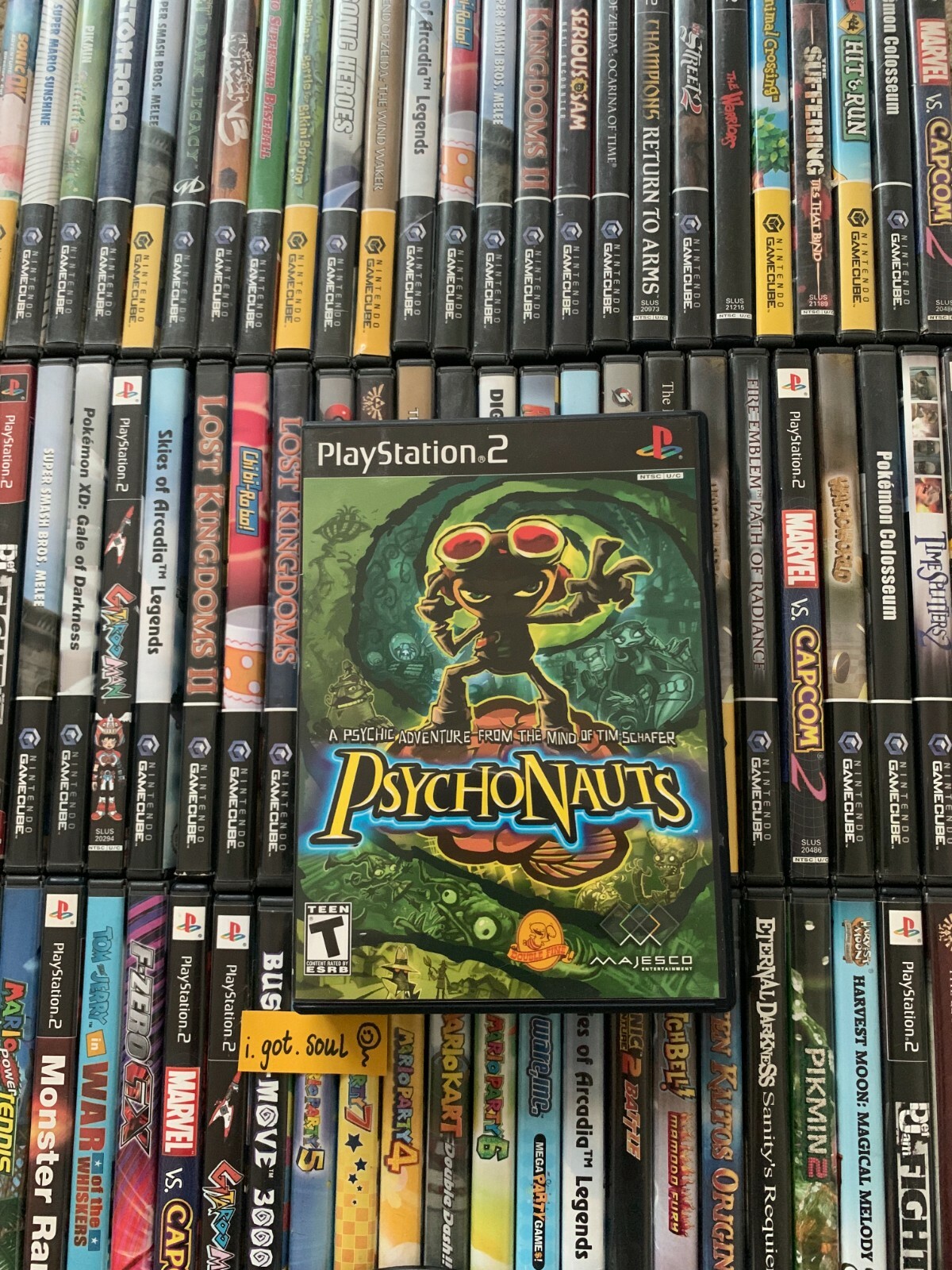 Psychonauts Original Case + Artwork ONLY Playstation 2 PS2 - NO GAME ...