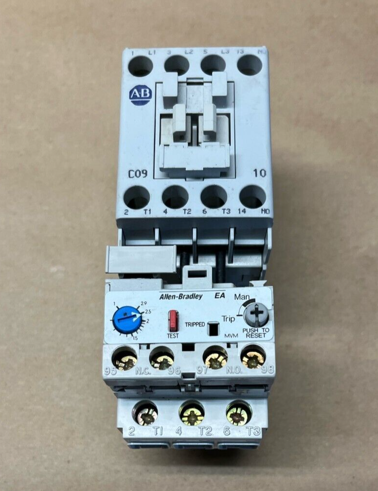 Allen-Bradley 100-C09*10 SER A Contactor Overload Relay 193-EA1DB SER B ...