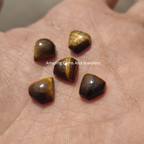 Tiger Eye Diamond Cabochon 8mm To 20mm Natural Calibrated Loose ...