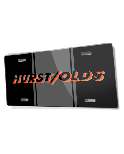 Oldsmobile HURST/OLDS Emblem 1984 Novelty Aluminum License Plate 16 ...