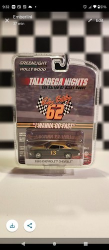 Greenlight Talladega Nights, Ricky Bobby 62, 1969 Chevrolet Chevelle 1: ...