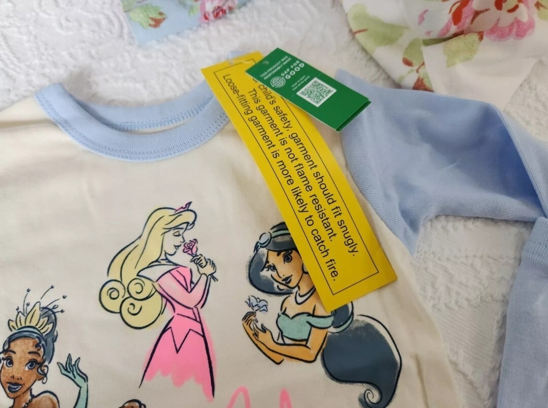NWT BABY GAP 3T, 4T, 5T & 6T DISNEY PRINCESS 'GIRLS CAN' PAJAMAS | eBay