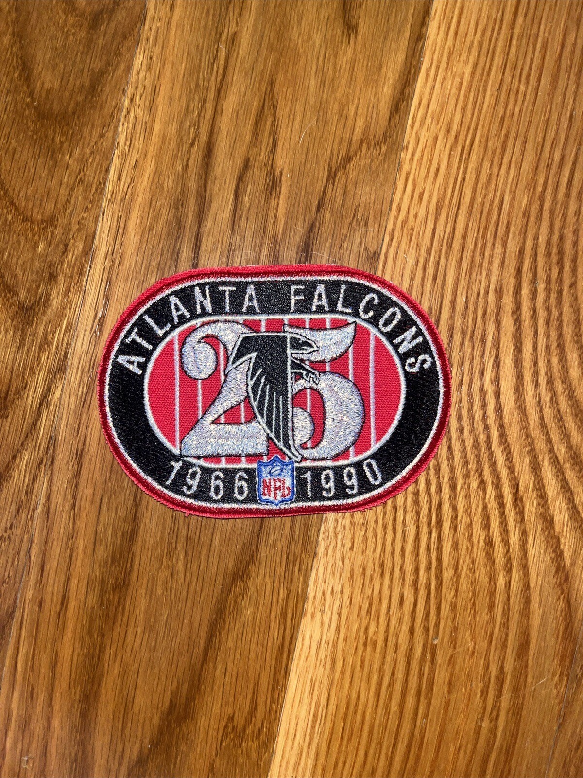 1990 ATLANTA FALCONS NFL FOOTBALL 25TH YEAR PATCH WILLABEE WARD LOOSE ...