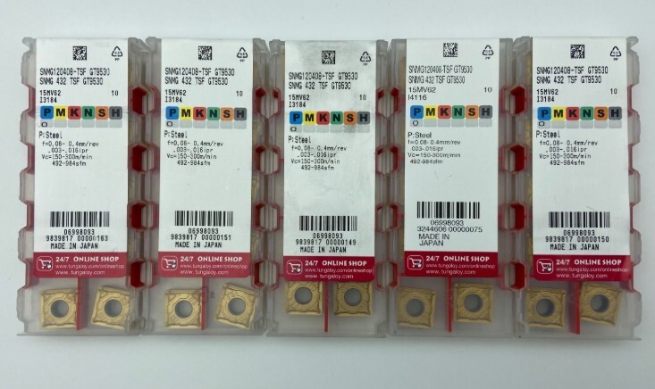 50PS Tungaloy Carbide Inserts : SNMG120408-TF GT9530 | eBay