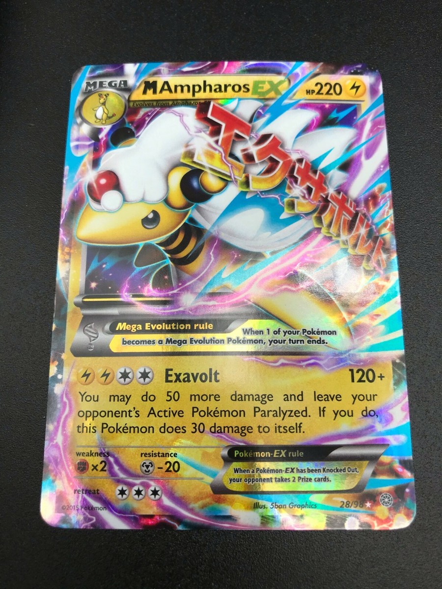 Pokemon Mega Ampharos Card Mega Ampharos ⚡ : R/pokemon