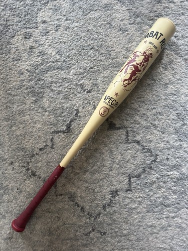 MINT!! Combat SPEC A1 bbcor "NOT MY FIRST RODEO" TAN/RED bat 31” 28oz ...