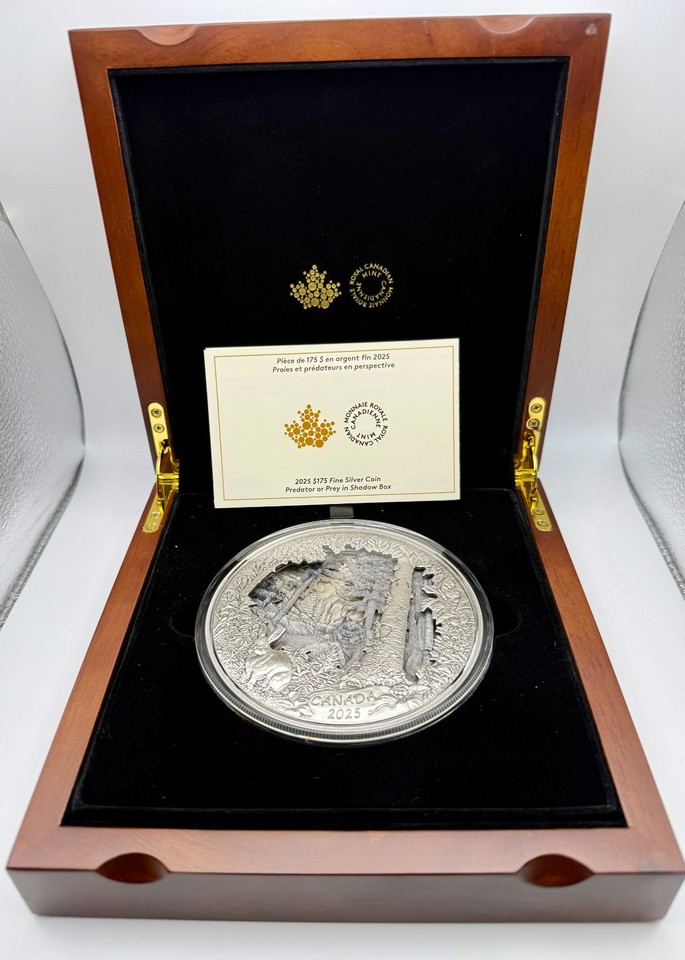 R&D Lab: Predator or Prey in Shadow Box - Silver Coin - Mintage: 750 ...