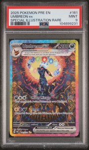 Umbreon ex 2025 Scarlet & Violet: Prismatic Evolutions #161/131 Special ...