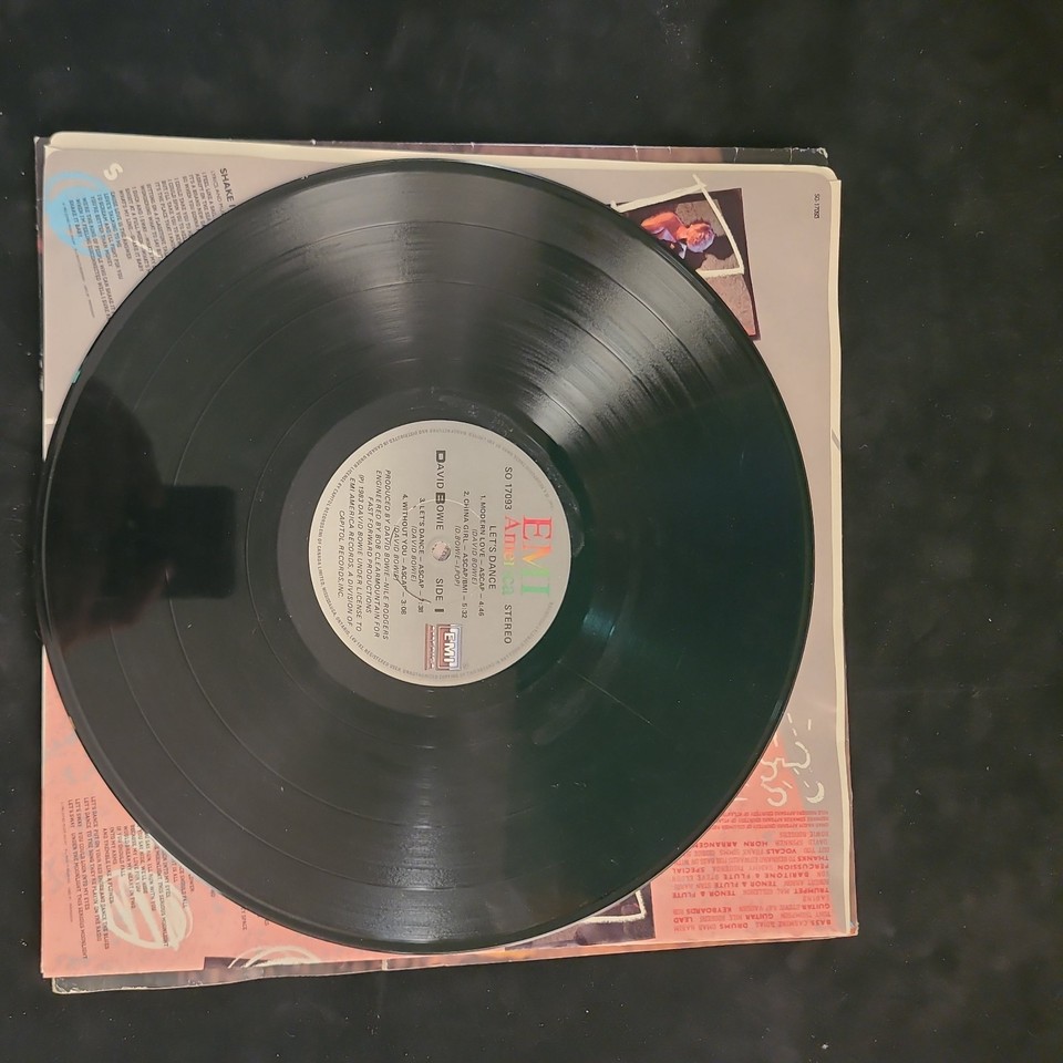 DAVID BOWIE - LET'S DANCE - LP WITH INNER ON EMI RECORDSLABEL FROM 1983 ...