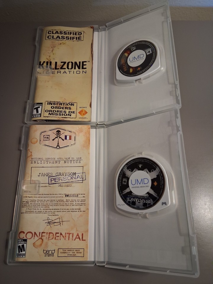 PSP Games Lot Bundle (Sony PlayStation PSP) 5 Games CIB W/ Manuals ...