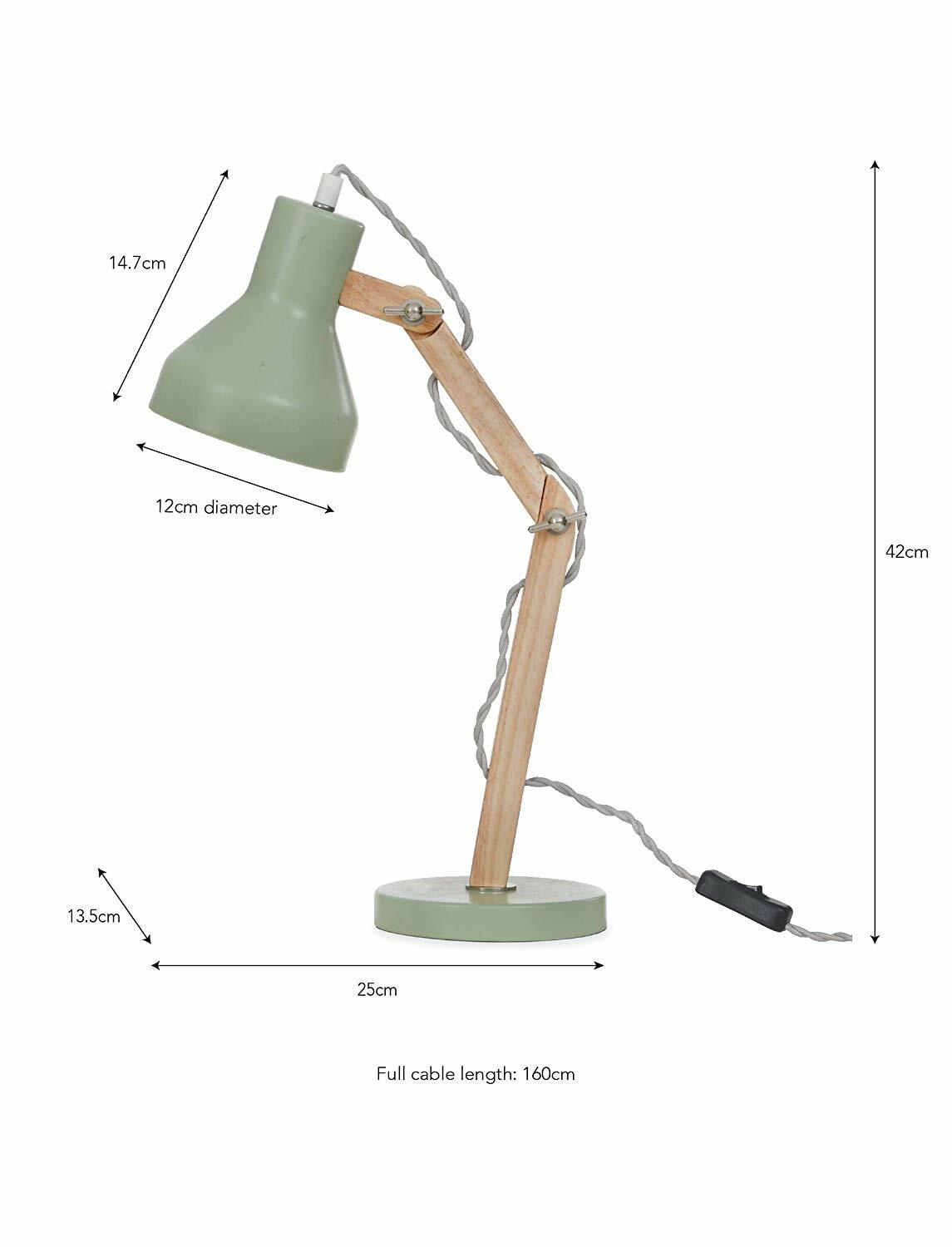 Vintage Bedside Table Office Reading Study Desk Lamp Adjustable LED ...