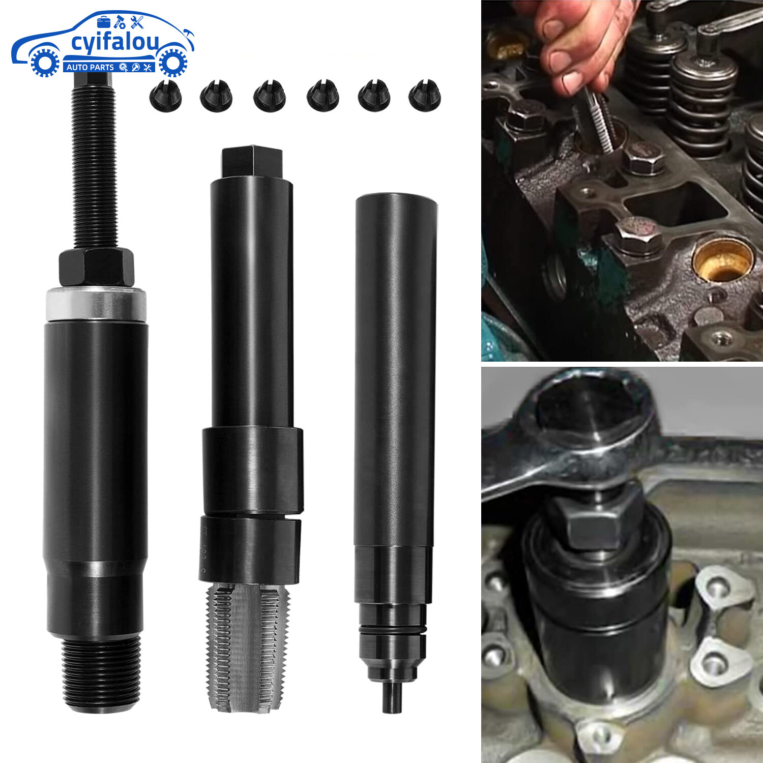 7.3L DT466E DT530E Diesel Fuel Injector Sleeve Cup Install ST-178 ...