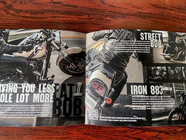 Harley-Davidson motorcycle press kit 2014 new model folder 16 page ...