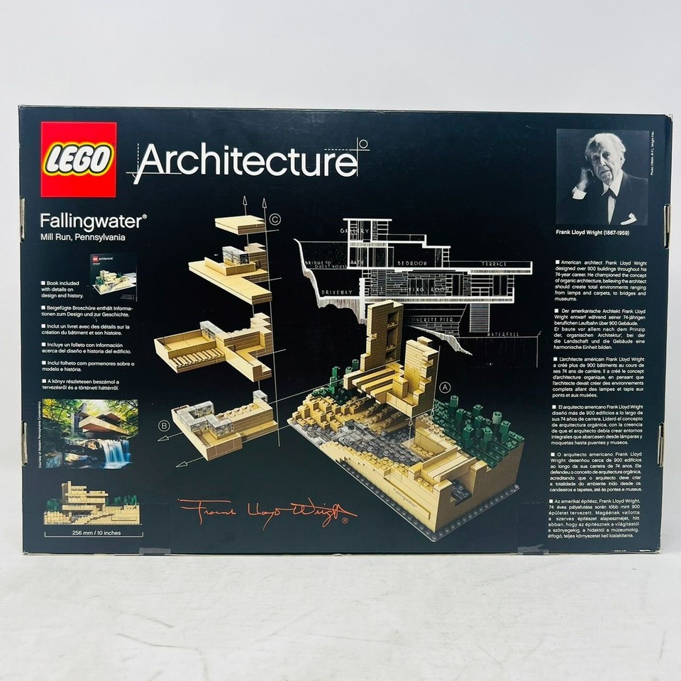 LEGO 21005 Kaufmans House Fallingwater Architecture Fallingwater | eBay