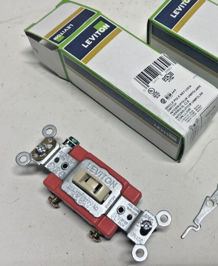 Leviton Key Switch Locks