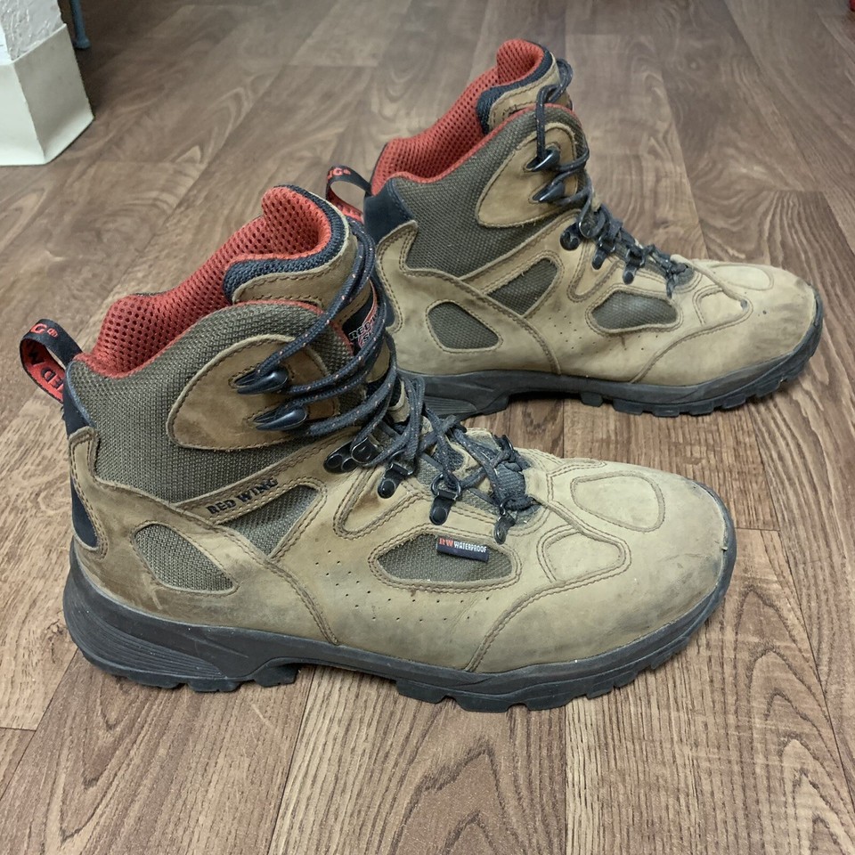 Red Wing Shoes 8675 TruHiker Waterproof Hiking Boots Brown Leather Mens ...