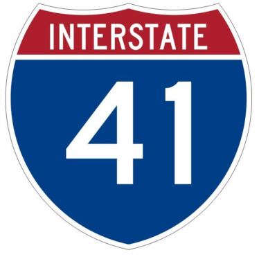 Interstate 41 Sticker Decal | eBay