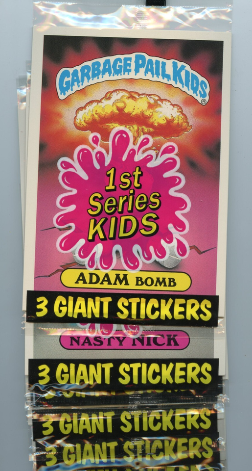 1986 GARBAGE PAIL KIDS GPK OS1 1st SERIES GIANT STICKERS BOX (36 SEALED ...