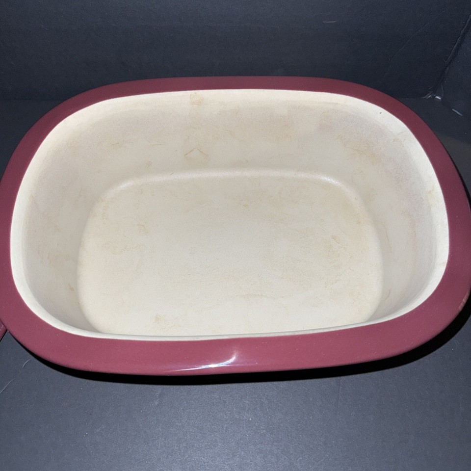 Pampered Chef 3.1Qt-Cranberry Covered Baker Roaster Dutch Oven ...