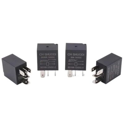 5Pin 12 Volt 30A Micro Relay 4 Pack Small Relay Multi-Purpose ...