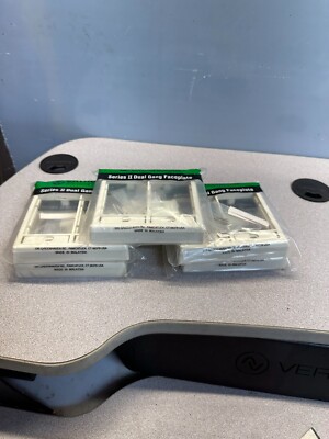 (5) ORTRONICS, OR-40300159, 2-GANG FACEPLATE, SERIES II, LABELS ...